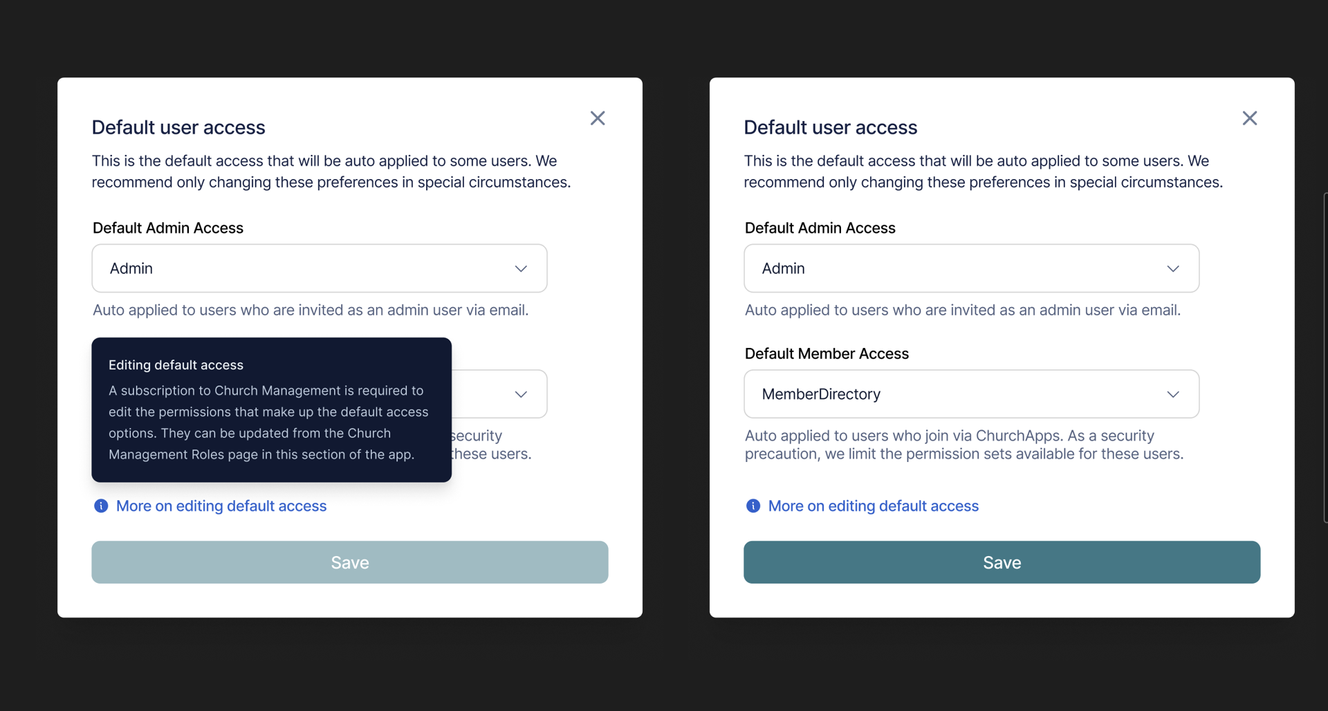 Tithely Admin Users & Roles Overview – Tithely
